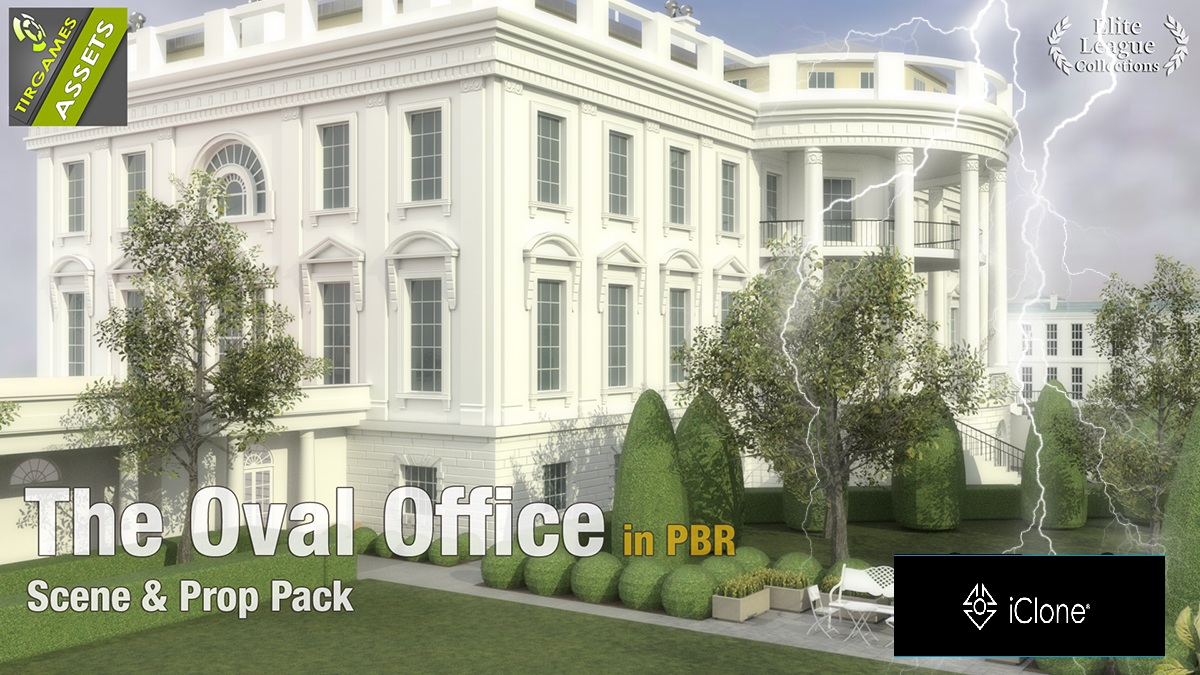 The Oval Office (Iclone) 2025 - Free Daz 3D Models