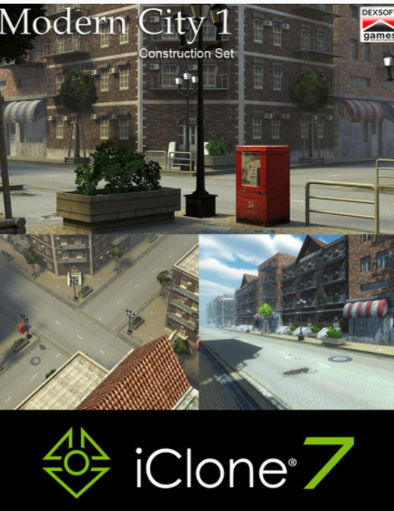 IClone Pack-Modern City 1 2026 - Free Daz 3D Models