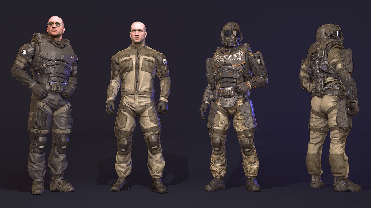 Futuristic Soldier UE4.16 2025 - Free Daz 3D Models
