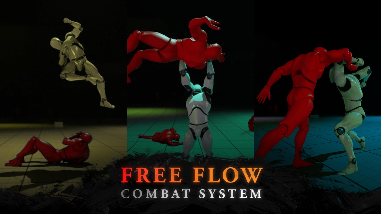 Freeflow Combat UE4.27 2025 - Free Daz 3D Models