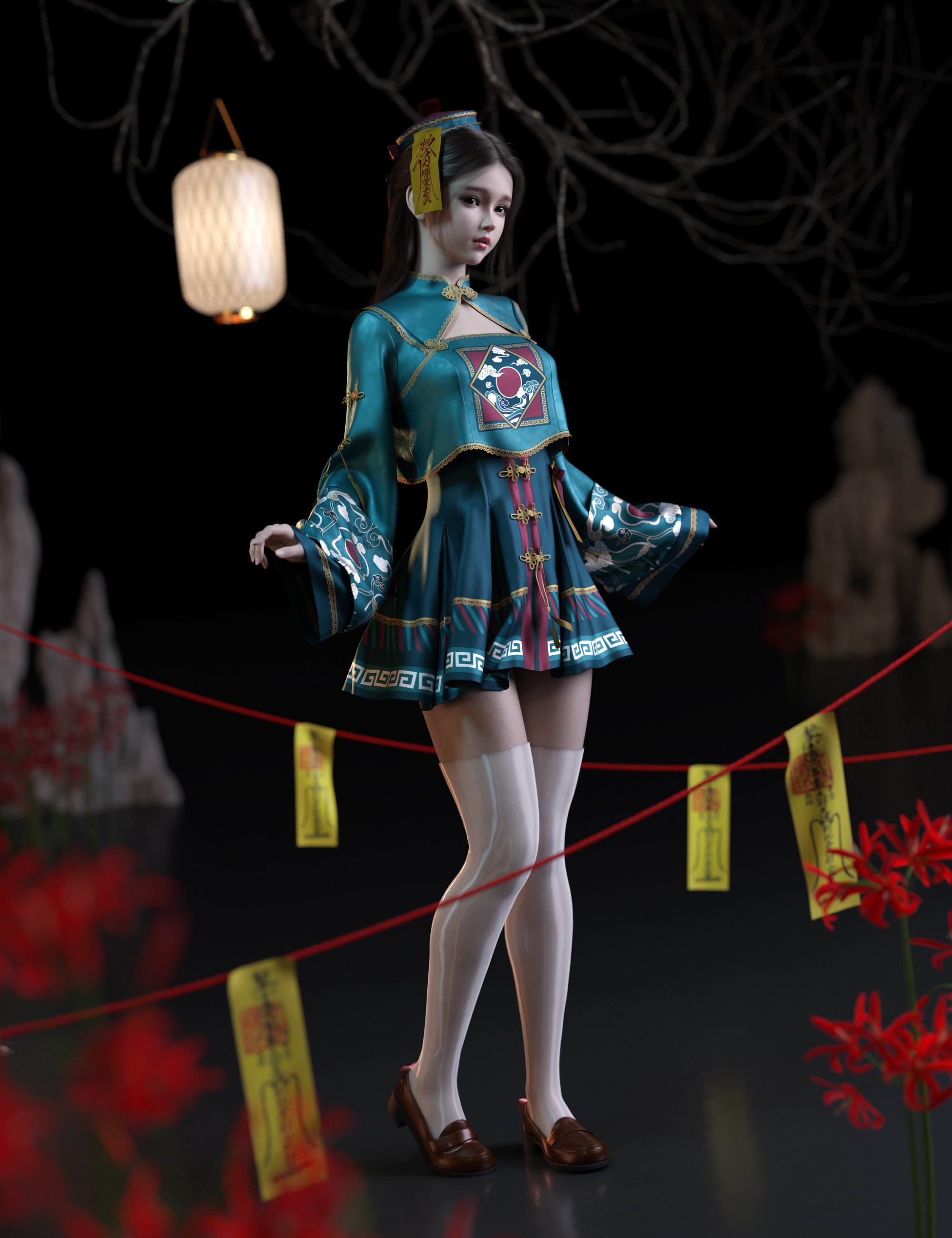 DForce MKTG Cute Zombie Outfit For Genesis 9, 8.1 And 8 Female 2025 ...