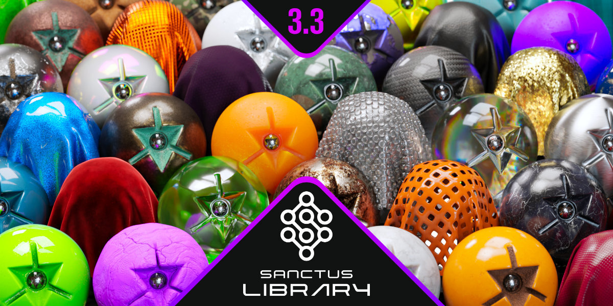 Sanctus Library V3.3 (Blender 4.4) 2025 - Free Daz 3D Models