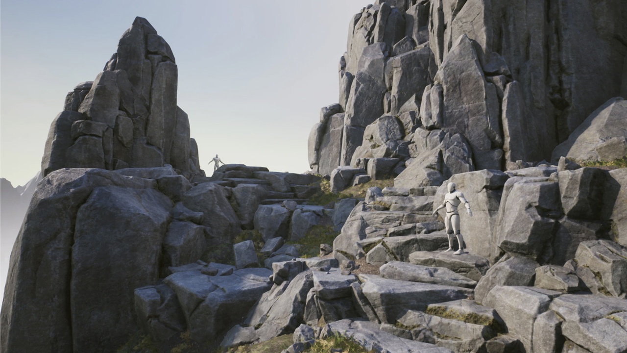 Realistic Looking Cliff And Rock Pack UE4.27 2025 - Free Daz 3D Models