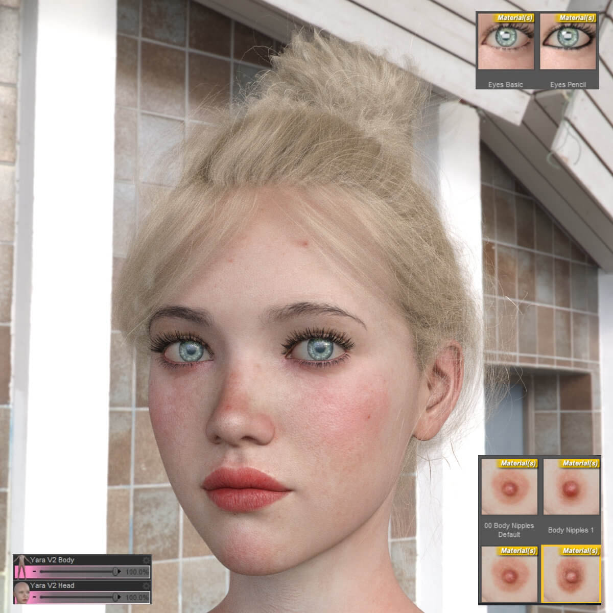 Yara V3 High Quality Textures For G8.1 Female [Request]