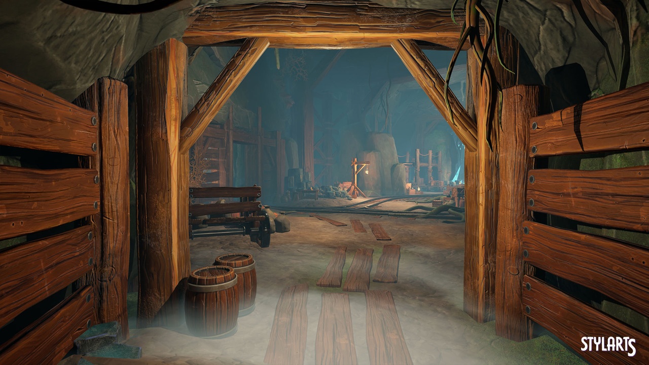 Stylized Lost Cave UE5.0 2025 - Free Daz 3D Models