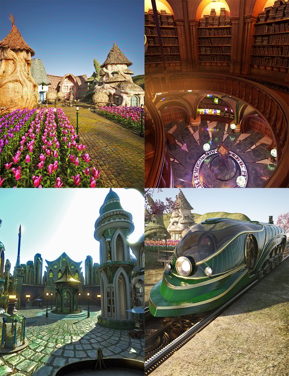 XI Magical Land Bundle 2025 - Free Daz 3D Models