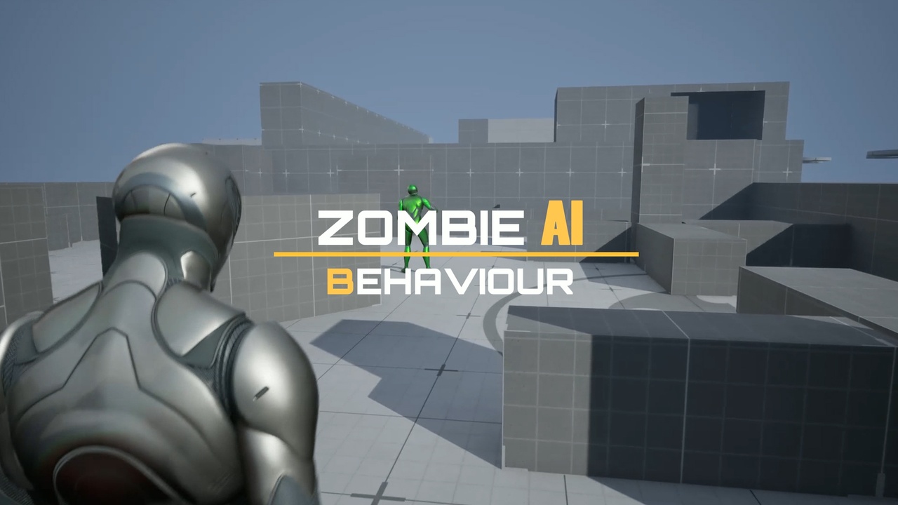 Zombie AI Behaviour (Support Multiplayer) UE5.5 2025 - Free Daz 3D Models