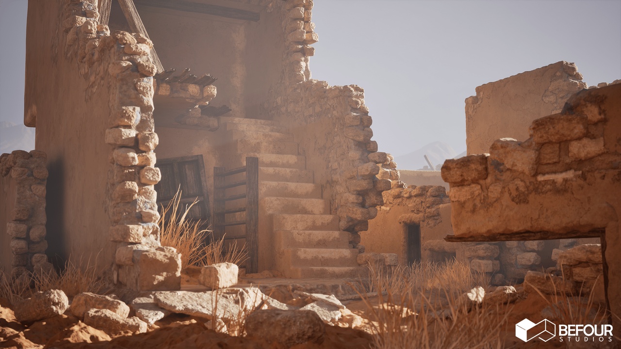 Ancient Desert Ruins Environment W Map Generator PCG UE5.3 2025 - Free ...