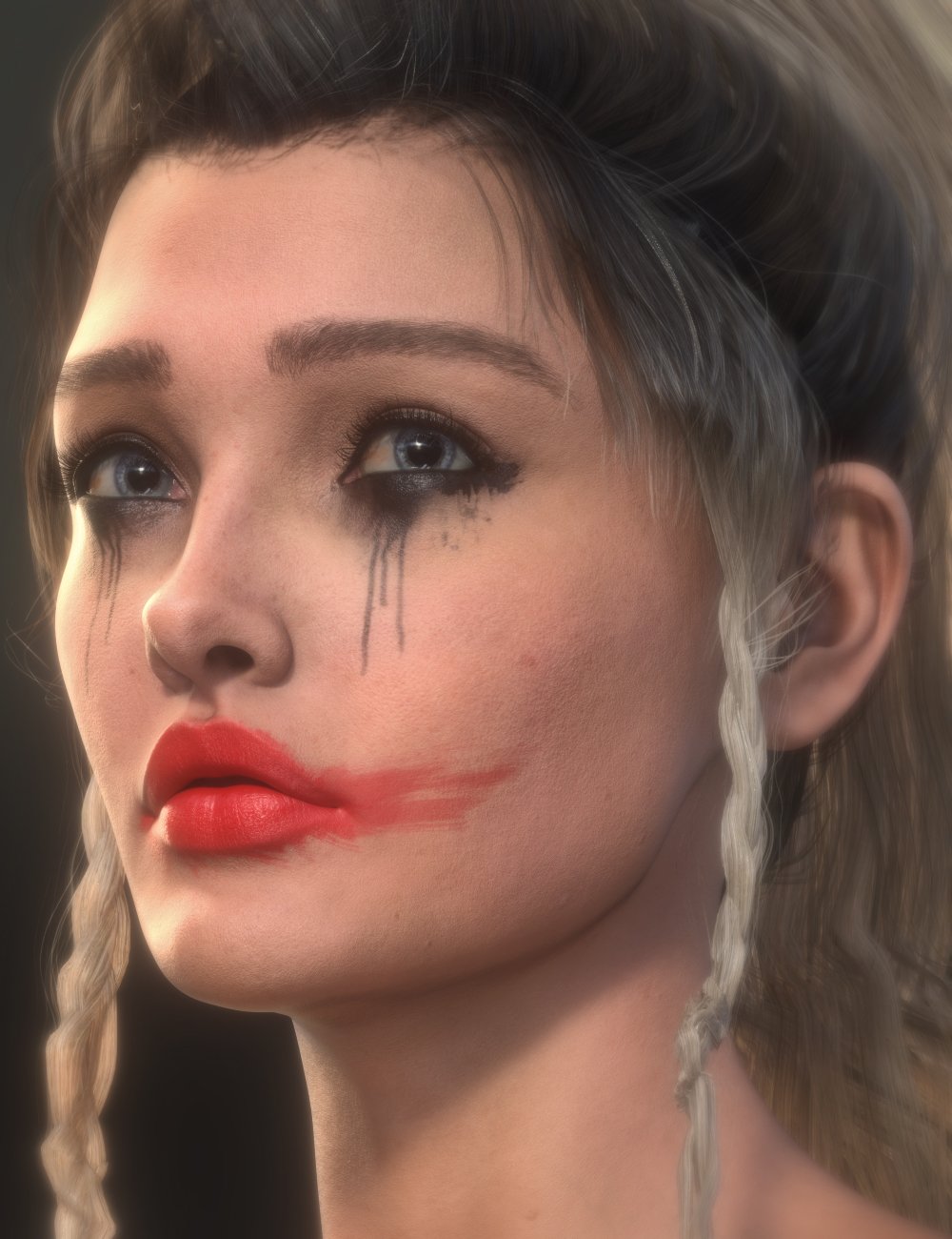 Untidy Make-Up For Genesis 9 2025 - Free Daz 3D Models