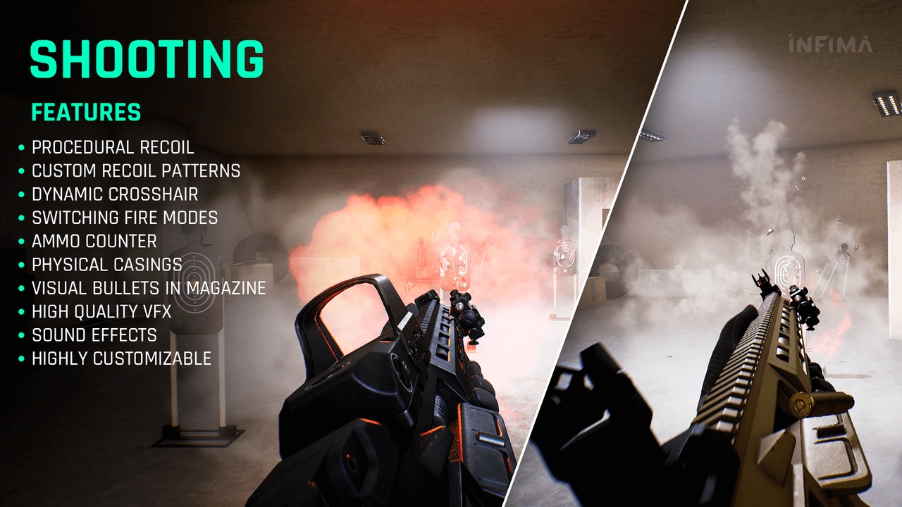 Realistic Assault Rifle FPS Template UE5.4 2025 - Free Daz 3D Models