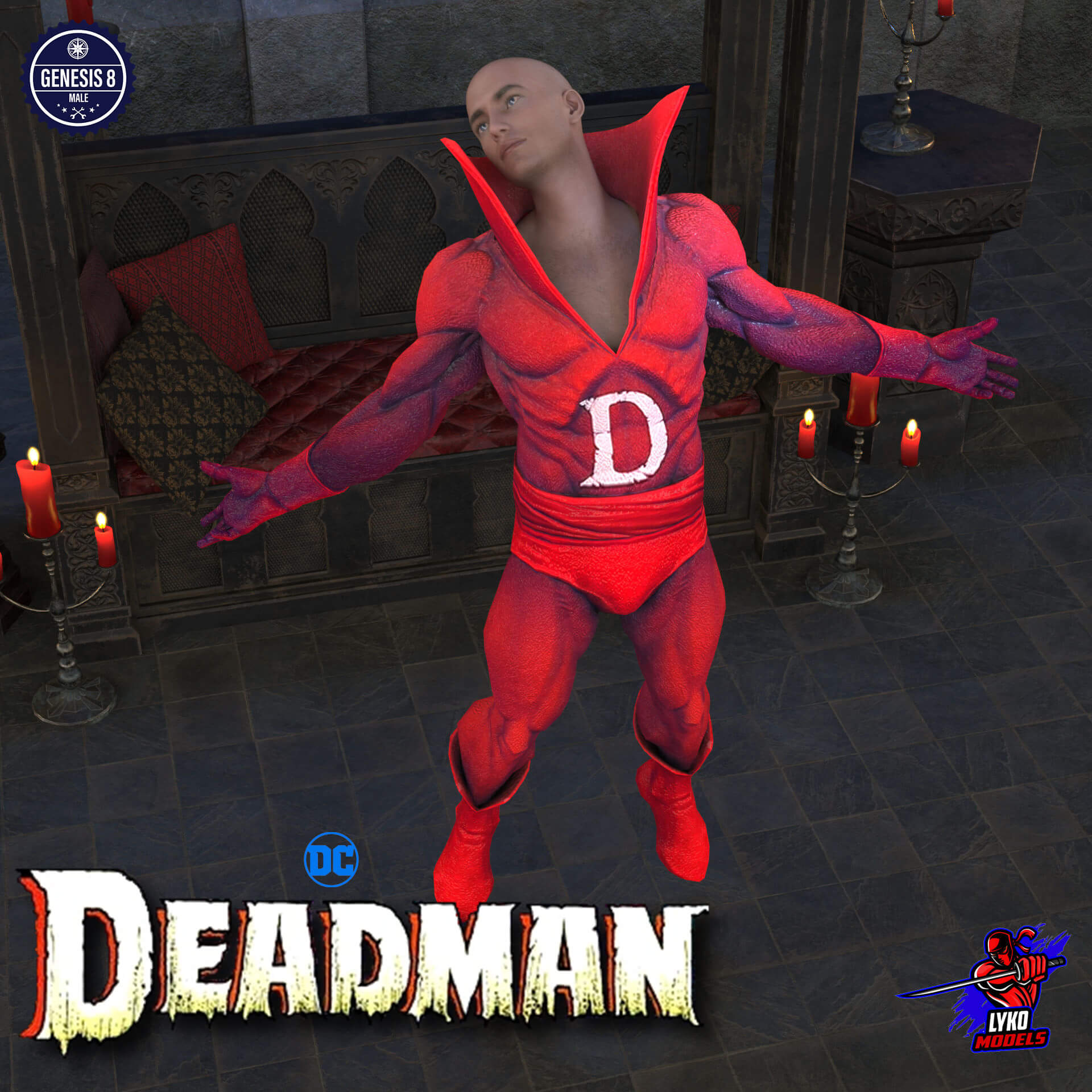Lyko3D DC Deadman Outfit For G8M [Request]