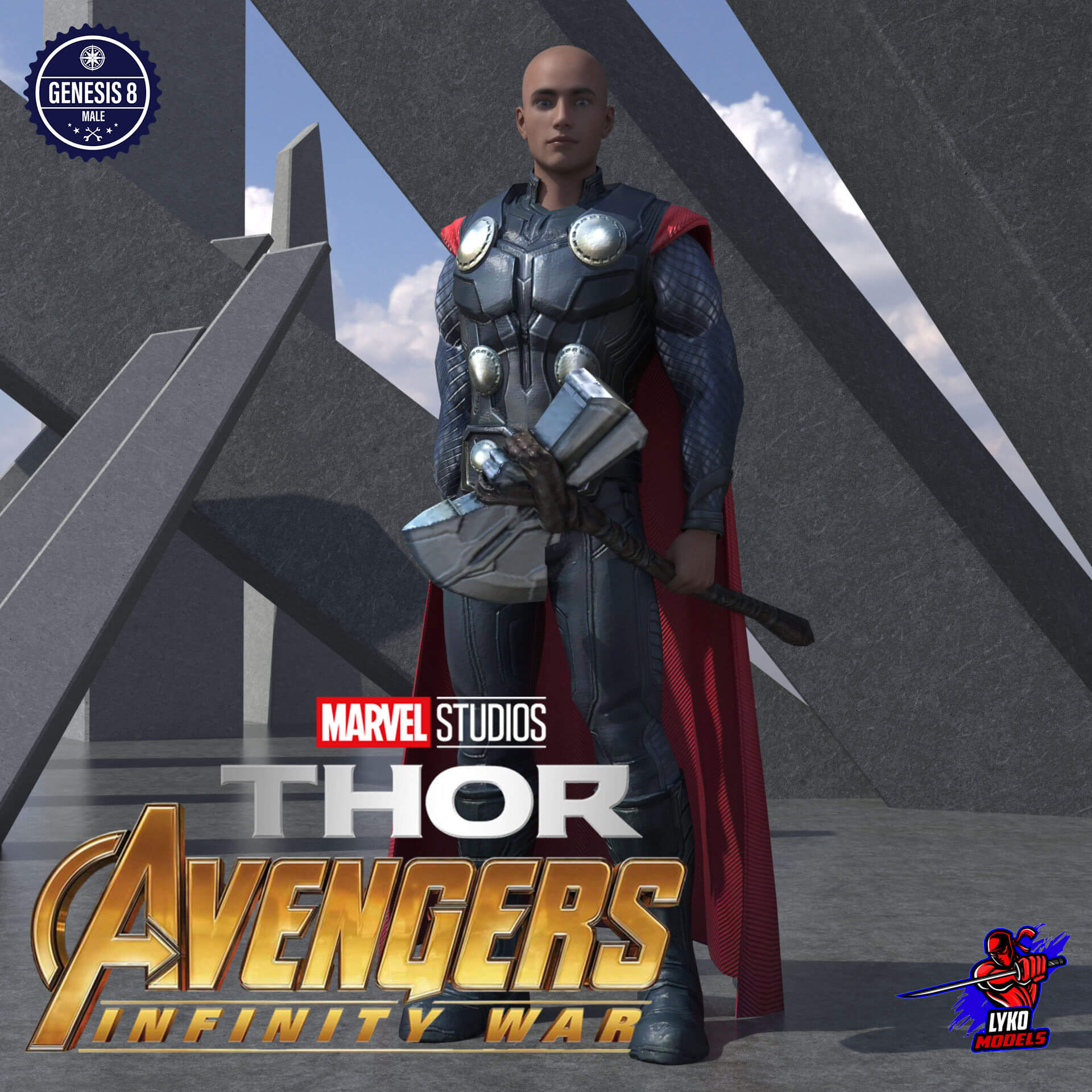 Lyko3D Thor MCU Infinity War Suit For G8M [Request]