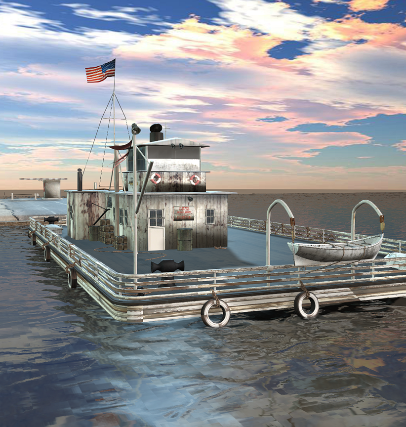 Ferry Boat (Iclone) 2025 - Free Daz 3D Models