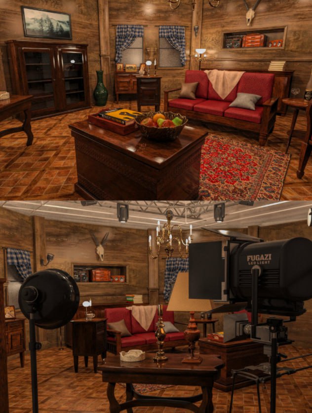 Movie Room(Iclone) 2026 - Free Daz 3D Models