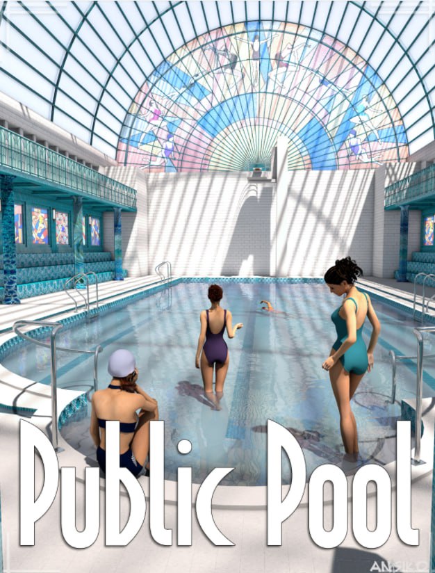 Public Pool (Iclone) 2025 - Free Daz 3D Models