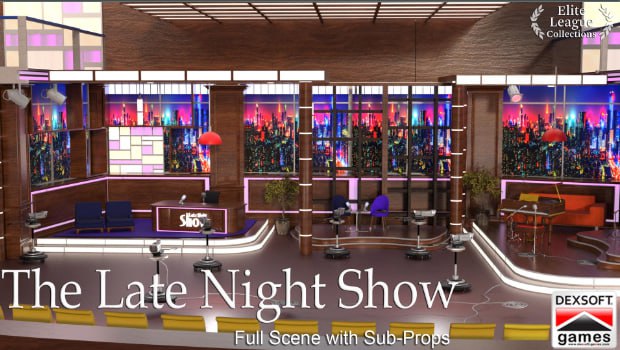 The Late Night Show (Iclone) 2026 - Free Daz 3D Models