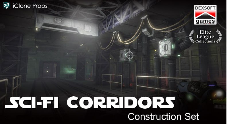 Sci-fi Corridors 1 (Iclone) 2026 - Free Daz 3D Models