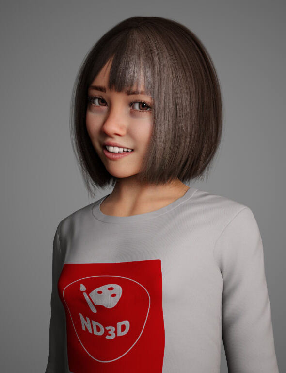 ND Mei-Na For Genesis 8/8.1 Female Repost 2025 - Free Daz 3D Models