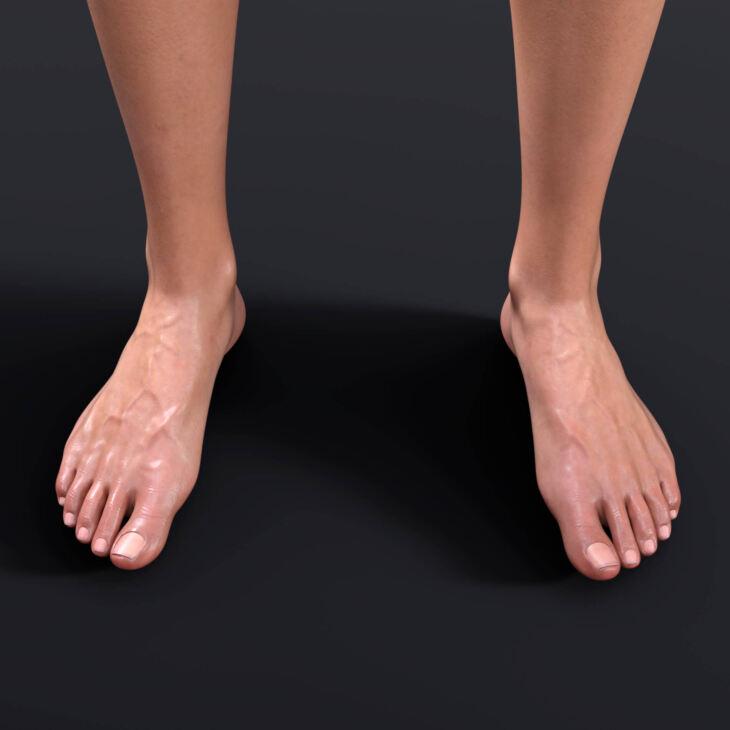 Real Foot For Genesis 9 Repost 2025 - Free Daz 3D Models