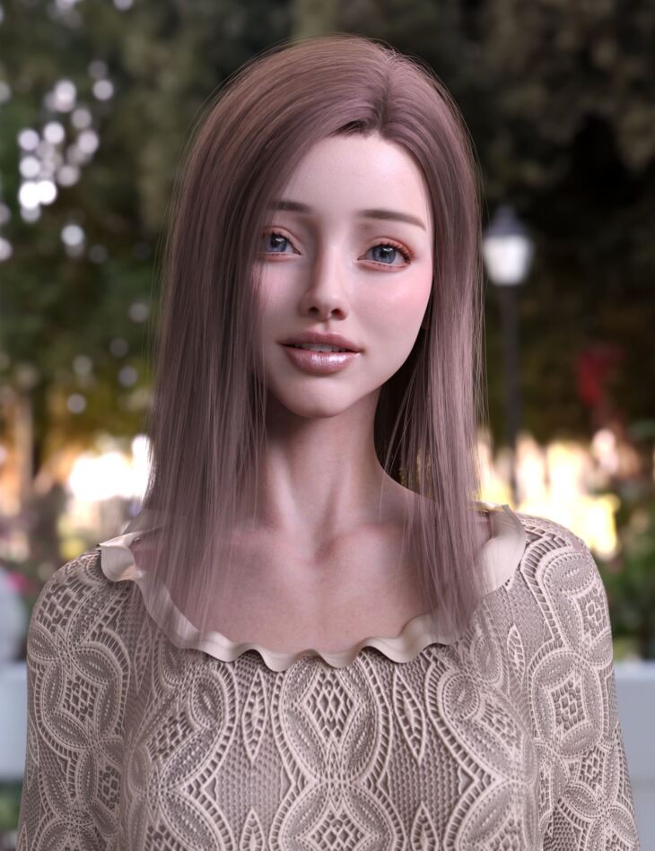 BS Long Hair For Genesis 8, 8.1, And 9 Repost 2025 - Free Daz 3D Models