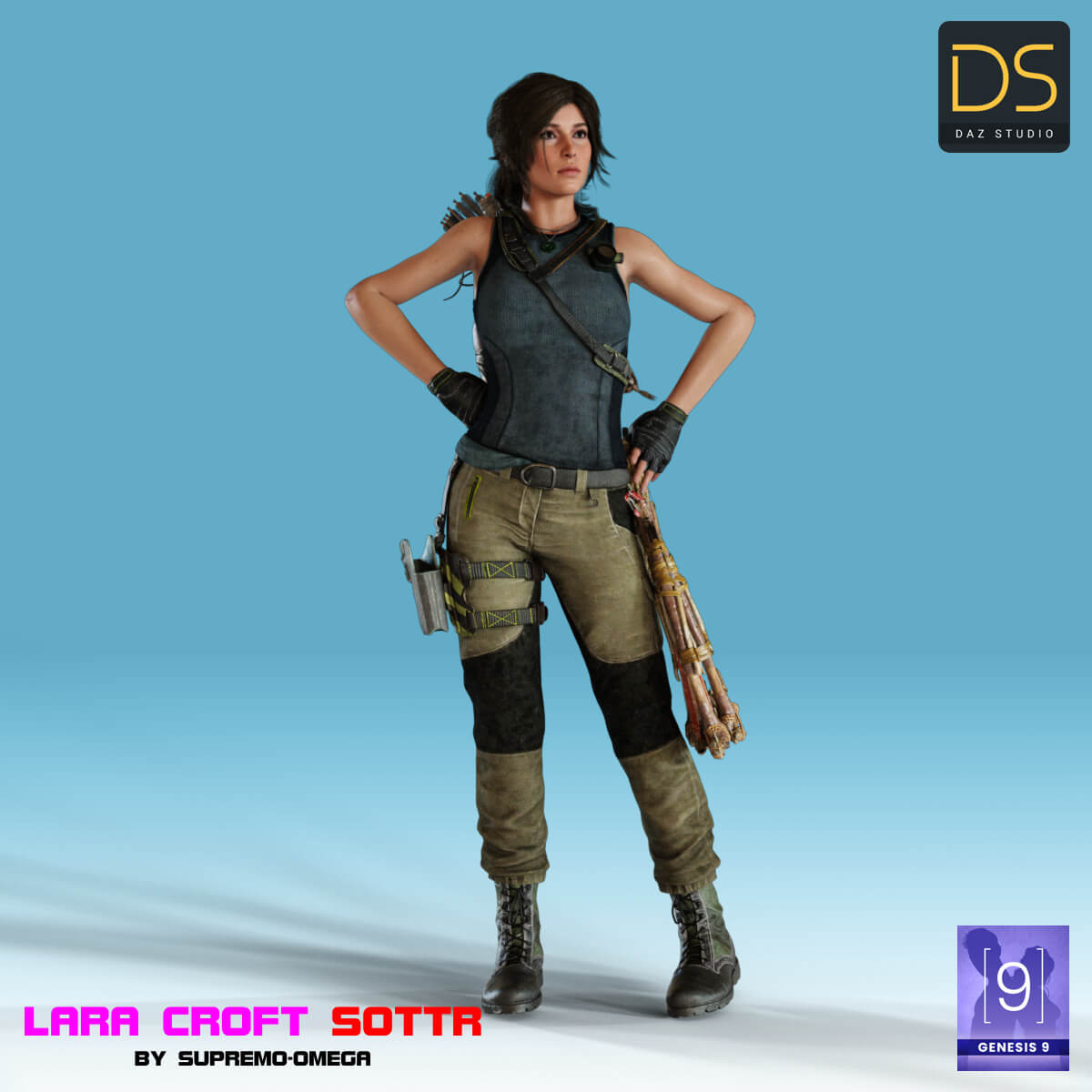 Lara Croft Shadow Of The Tomb Raider For G9 [Repost] 2025 - Free Daz 3D ...