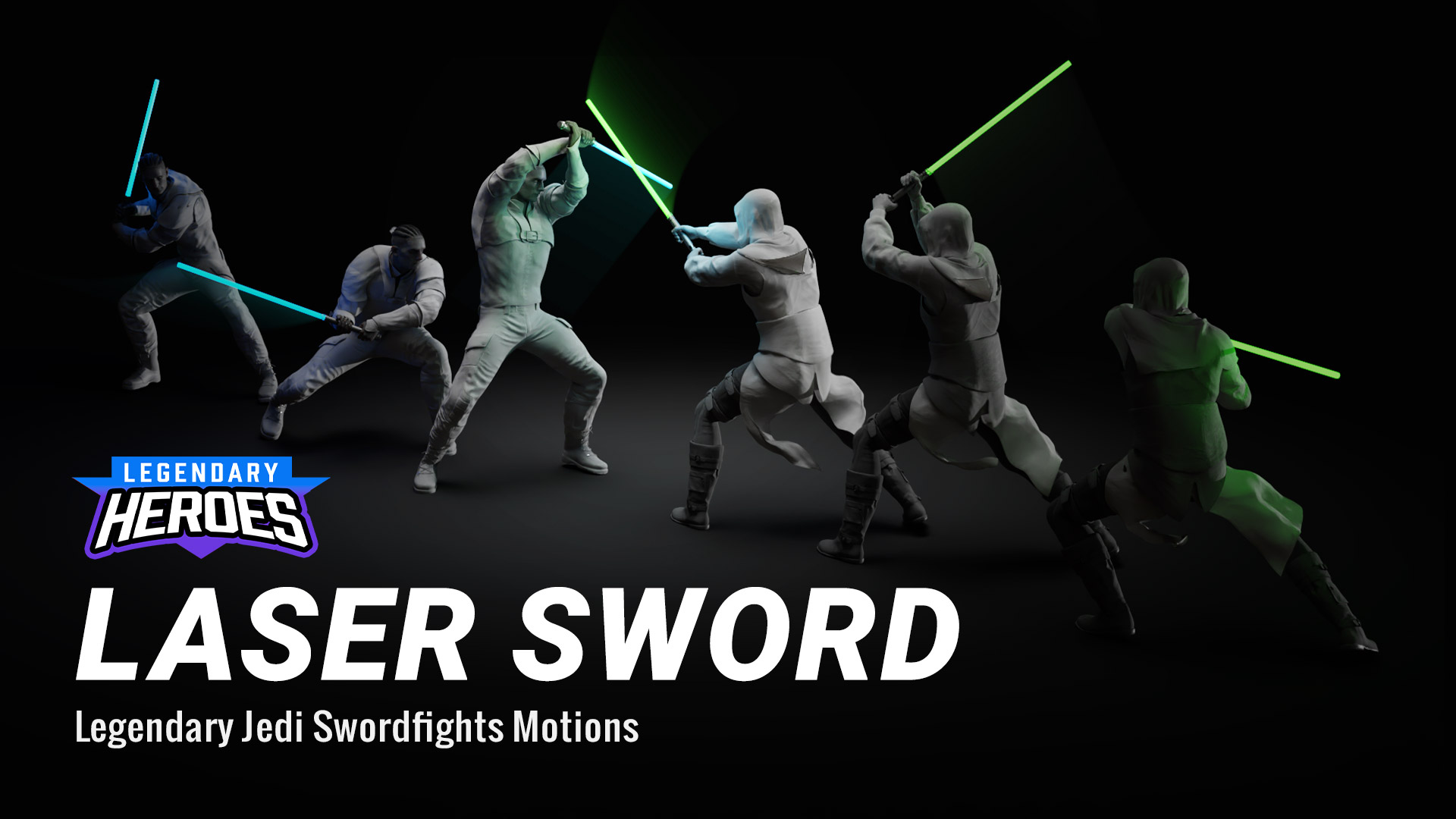 Laser Sword - Cinematic Hero Animation Pack (Character Creator Iclone ...
