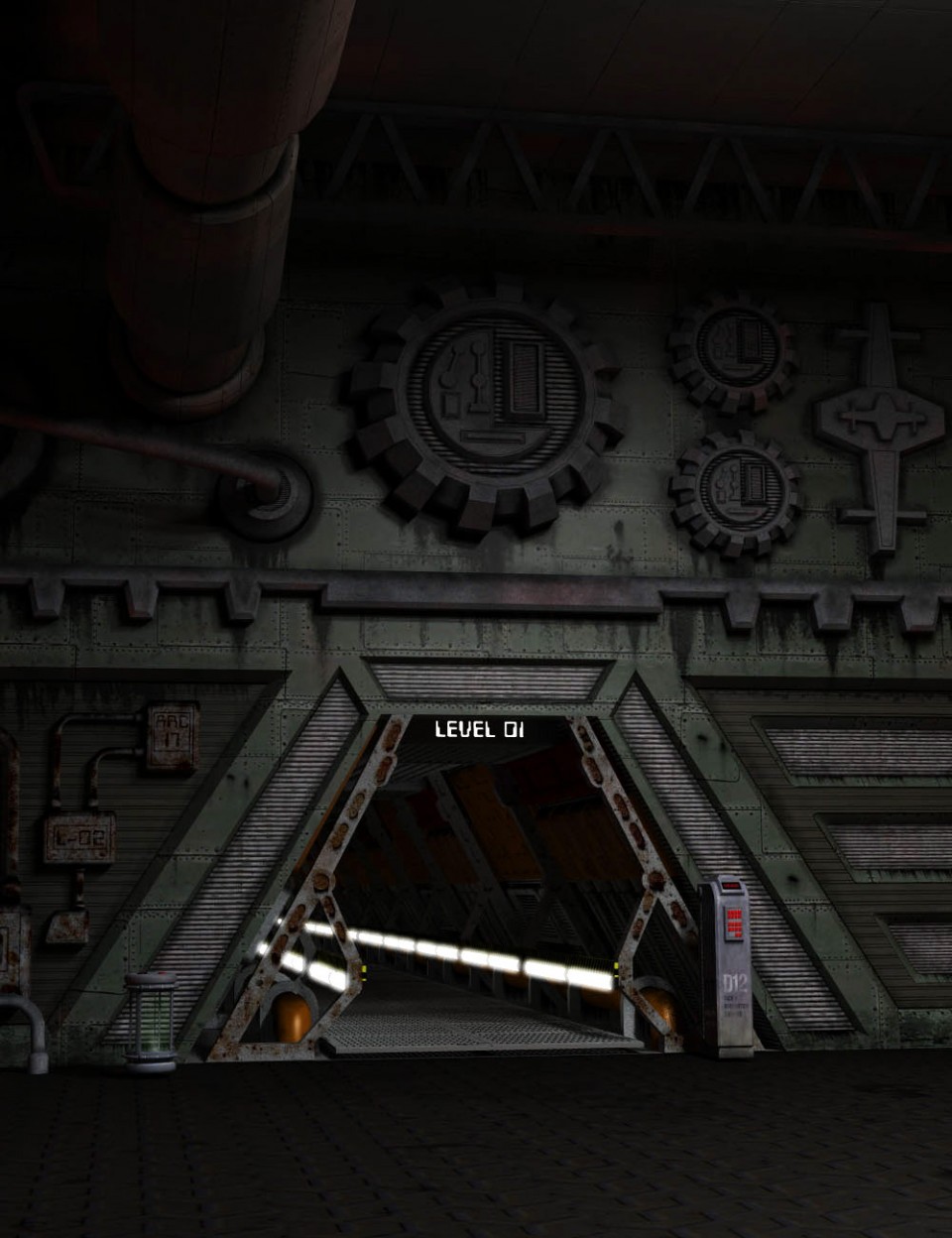 Alien Hive - Level 01 2025 - Free Daz 3D Models