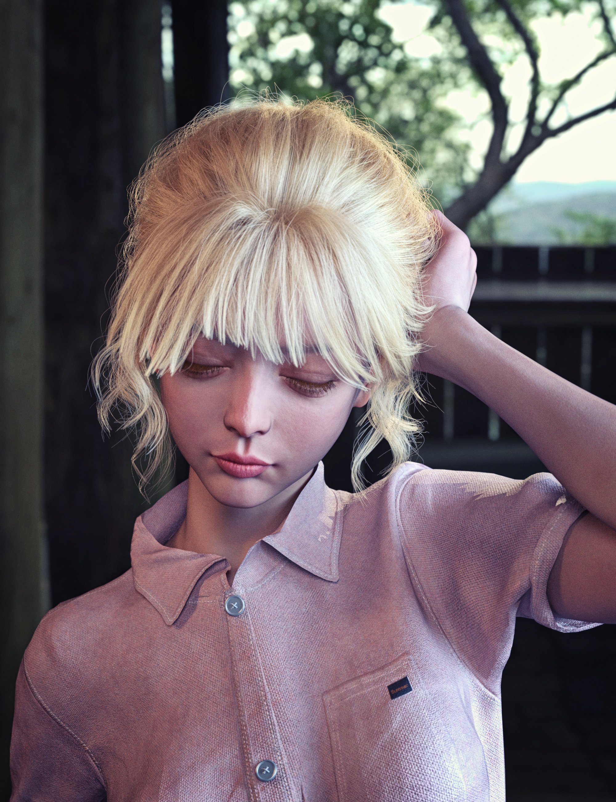 DForce Strand-Based FE French Braid Hair For G9 & G8.1 2025 - Free Daz ...