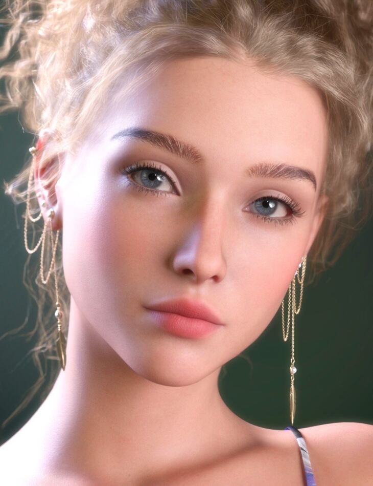 Lesya Hair For Genesis 9 2025 - Free Daz 3D Models