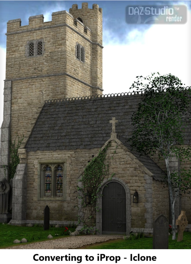 The Church Bundle (Iclone) 2025 - Free Daz 3D Models