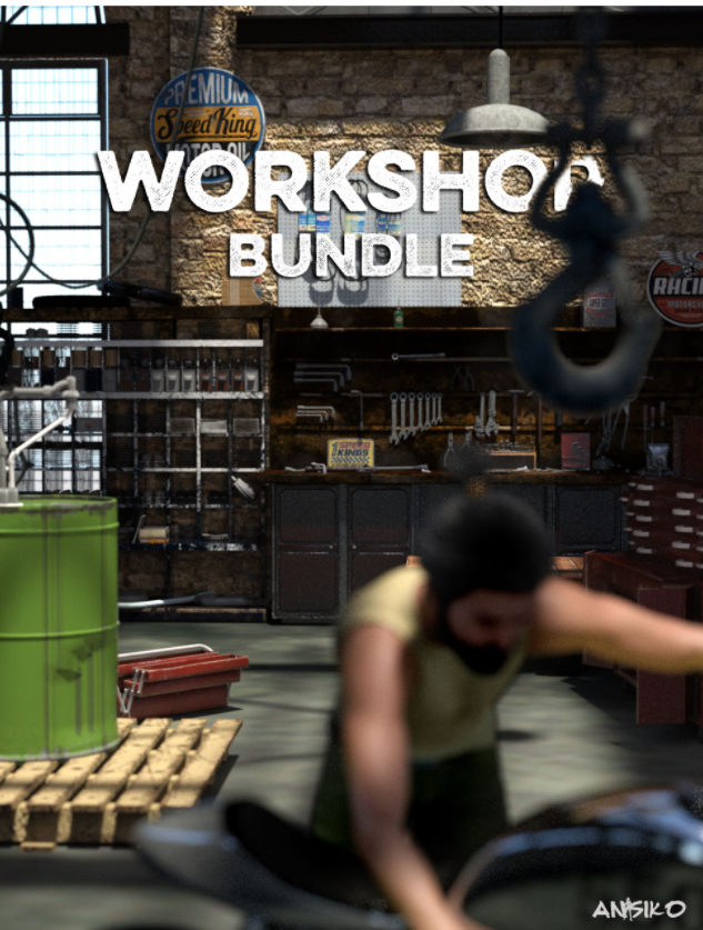 The Workshop Bundle (Iclone) 2025 - Free Daz 3D Models