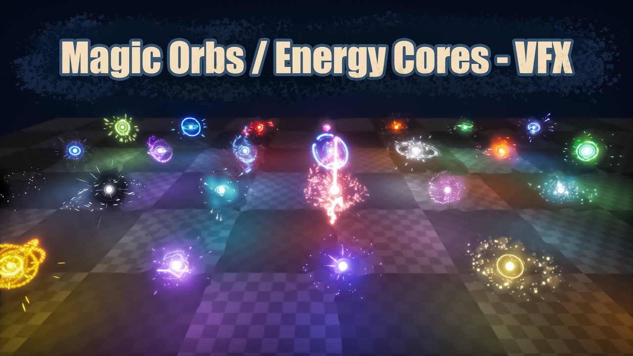 Magic Orbs Energy Cores - VFX 5.0 2025 - Free Daz 3D Models