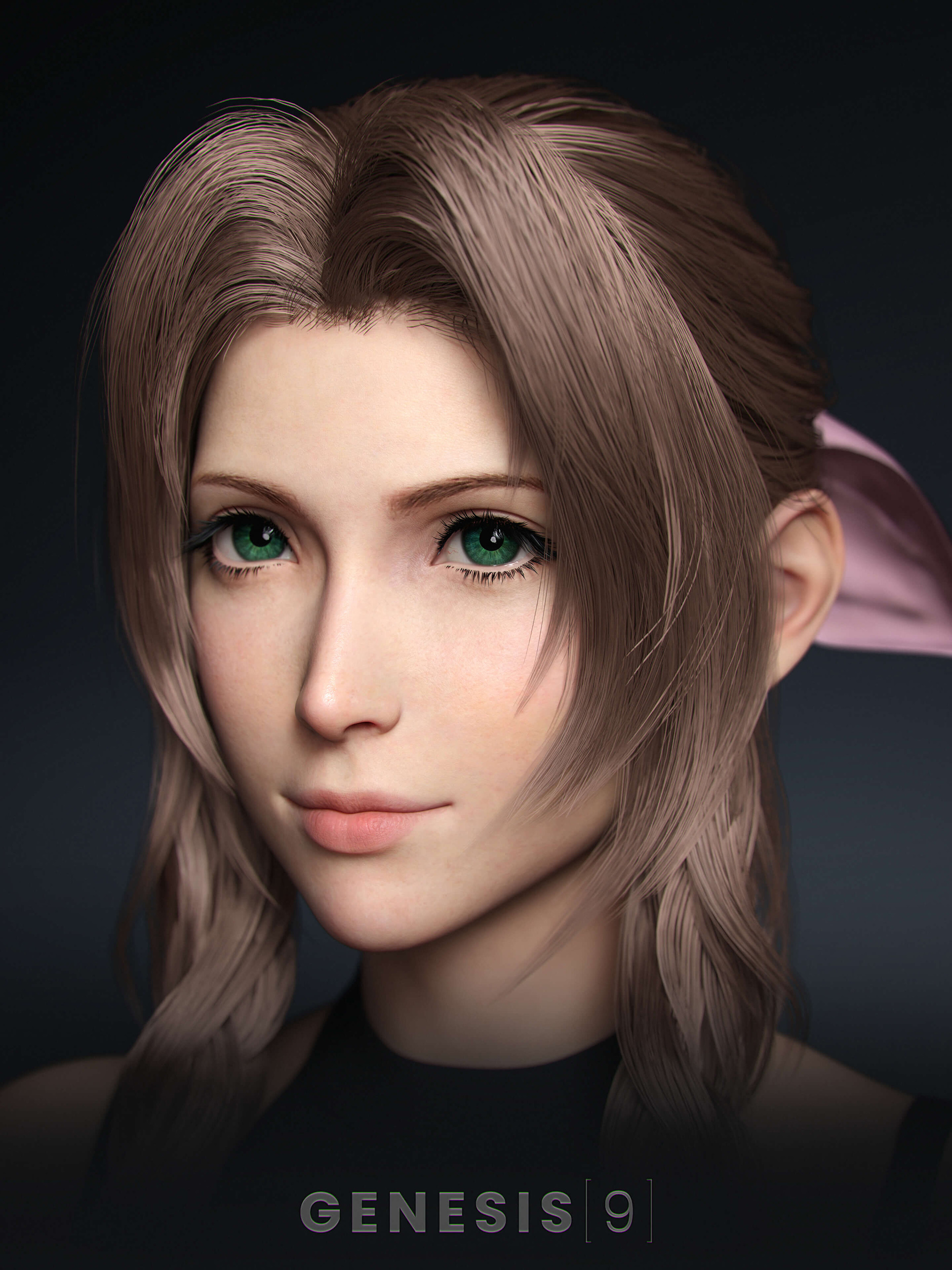 DW Aerith For Genesis 9 2025 - Free Daz 3D Models