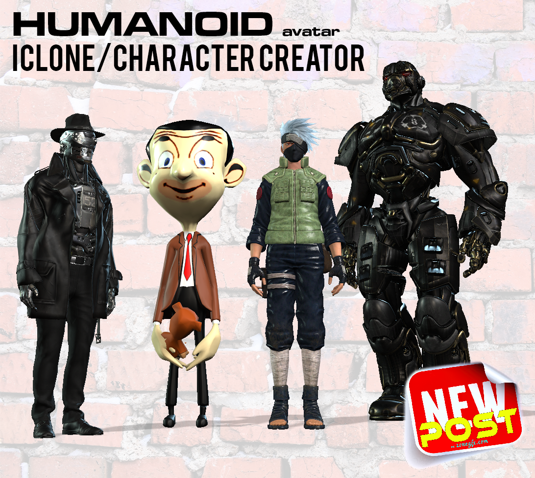 Humanoïd_003 - ICLONE 2025 - Free Daz 3D Models