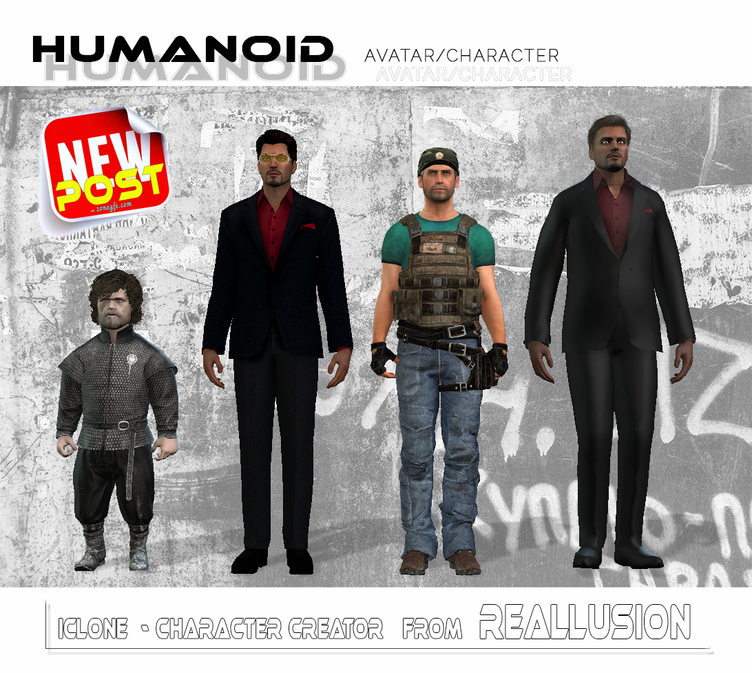 Humanoïd_010 - ICLONE 2025 - Free Daz 3D Models