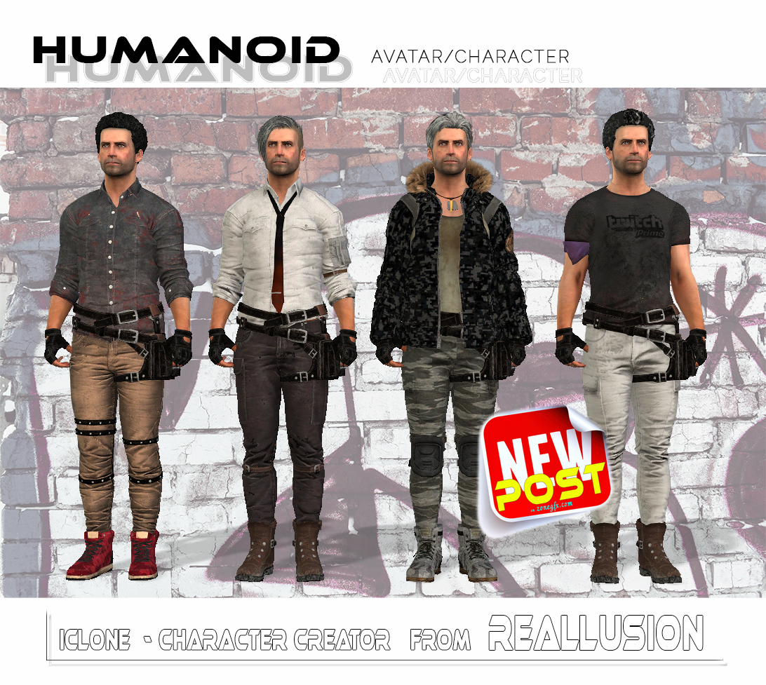 Humanoïd_011 - ICLONE 2026 - Free Daz 3D Models
