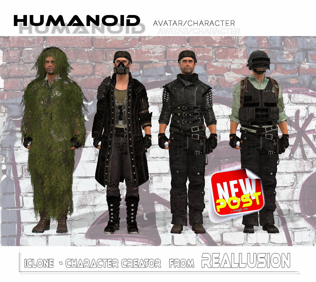 Humanoïd_014 - ICLONE 2026 - Free Daz 3D Models