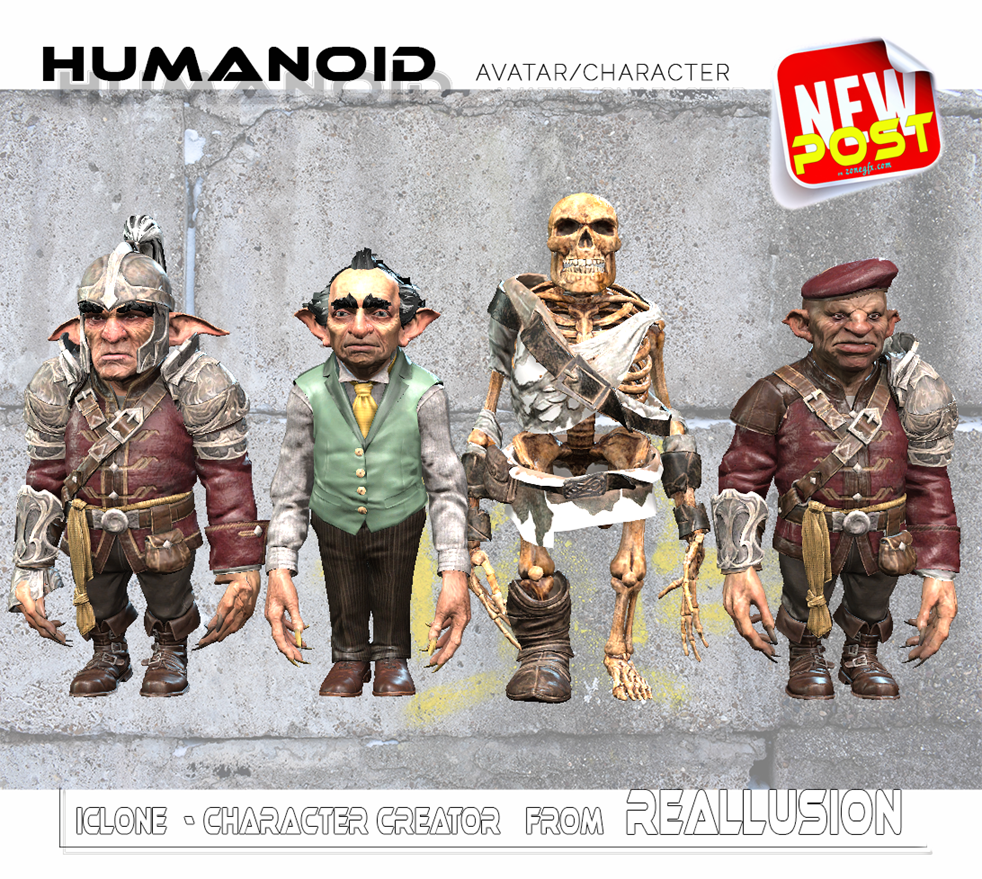 H_AioP_023 - ICLONE 2026 - Free Daz 3D Models