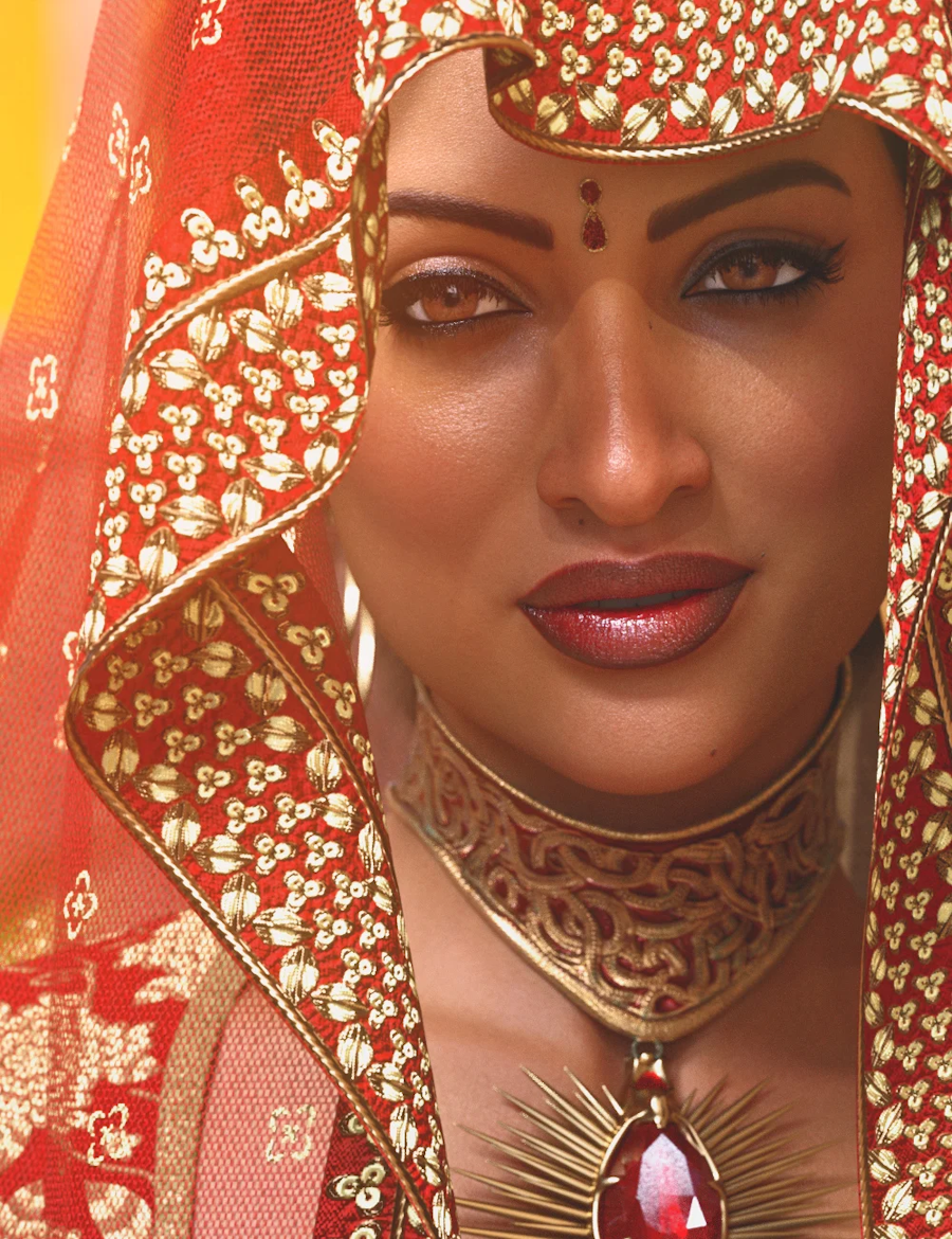 EM3D Padma HD For Genesis 9 2025 - Free Daz 3D Models