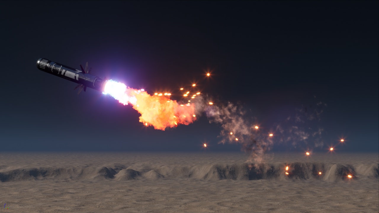 Rocket Attack FX UE4.27 2025 - Free Daz 3D Models