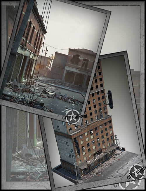City Ruins Bundle 2026 - Free Daz 3D Models