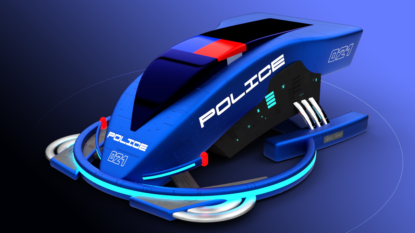 Police Decals For Sci-fi Hover Car [Request]