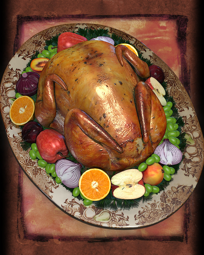 Exnem Turkey Dinner 2026 - Free Daz 3D Models