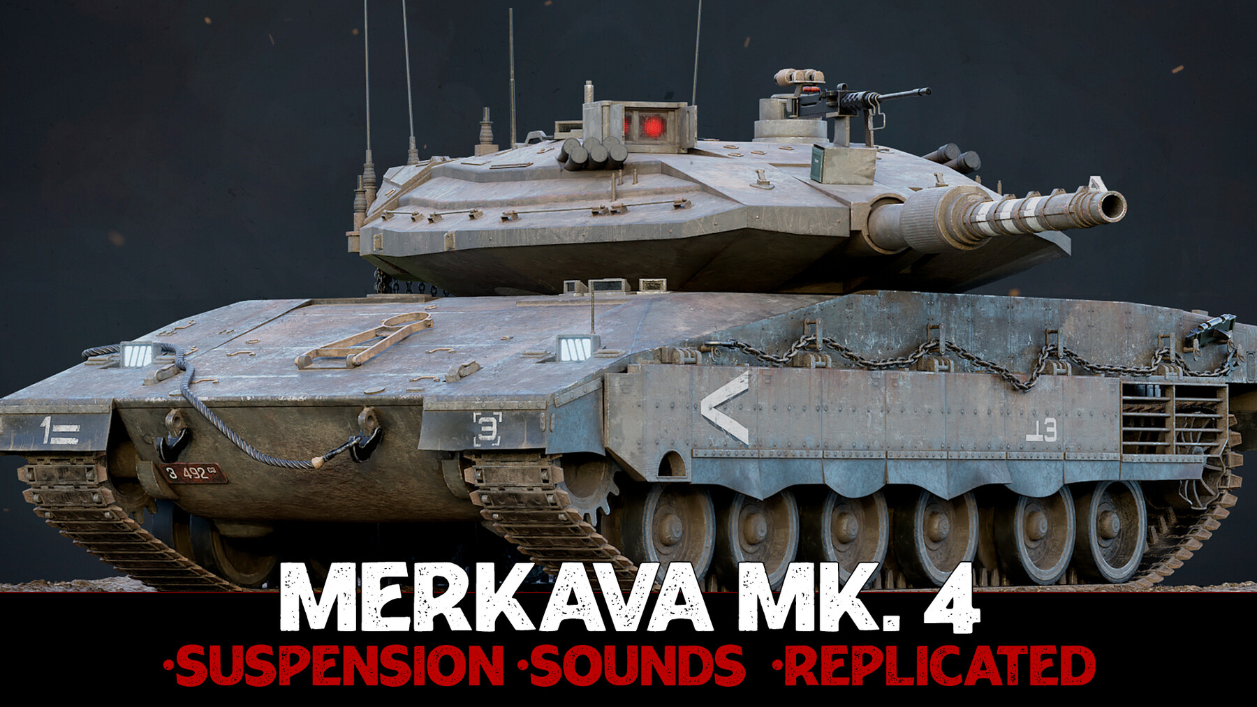 Merkava Mk. 4 - Advanced Tank Blueprint [UE5.5] 2025 - Free Daz 3D Models