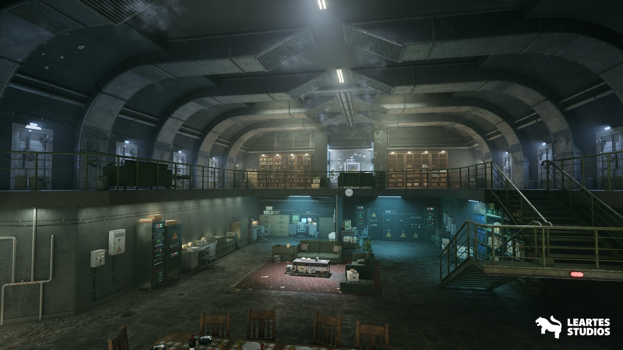 Cold War Underground Bunker [UE5.0] 2025 - Free Daz 3D Models