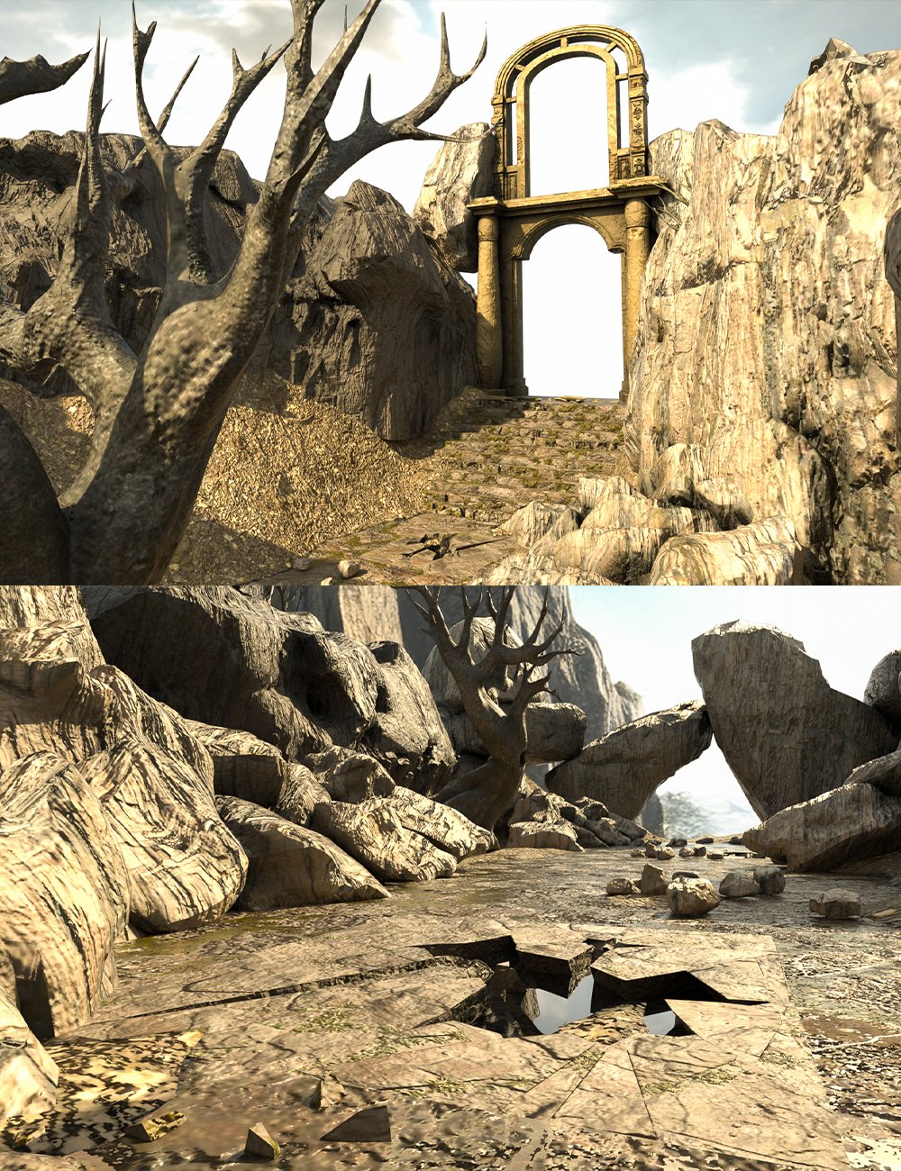 Secret Castle Portal 2026 - Free Daz 3D Models