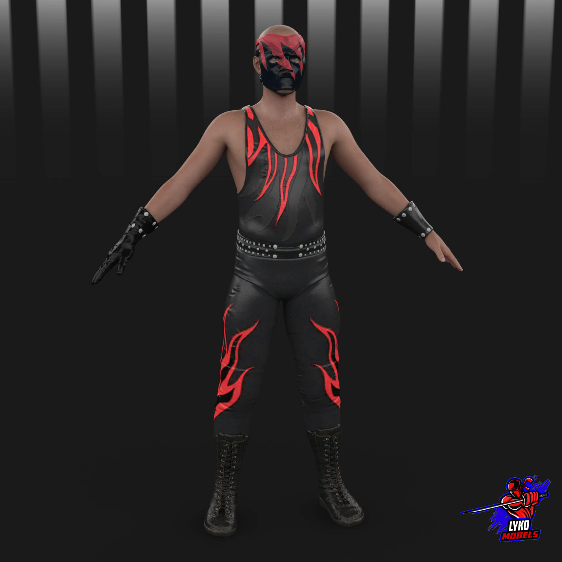 Lyko3D WWF Kane 2001 Outfit 81225 For G8M [Request]