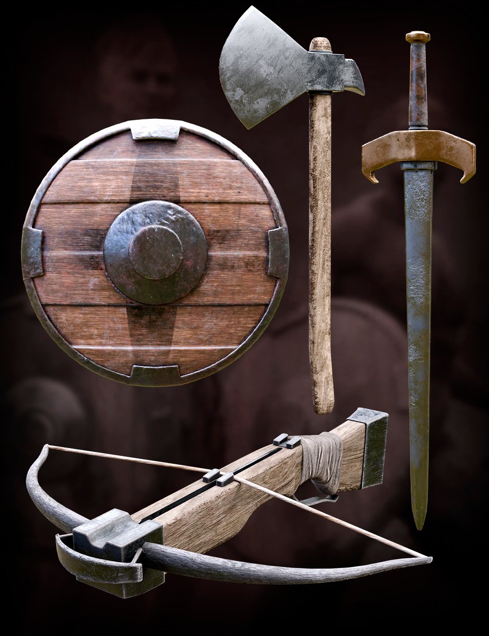 M3D Fantasy Weapons And Poses For Genesis 8 And 8.1 Males And Females ...