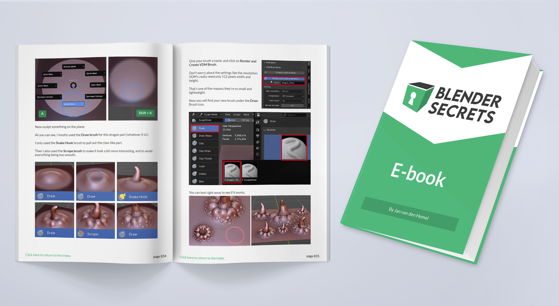 Blender Secrets Book + Videos 2025 - Free Daz 3D Models