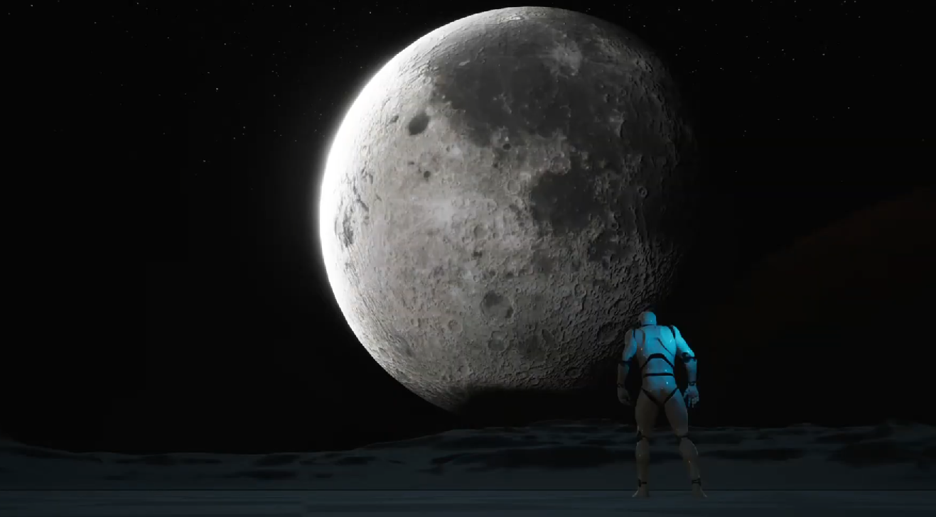 CodeLikeMe Unreal Engine - Stellar Objects *Rendering Moon Material ...
